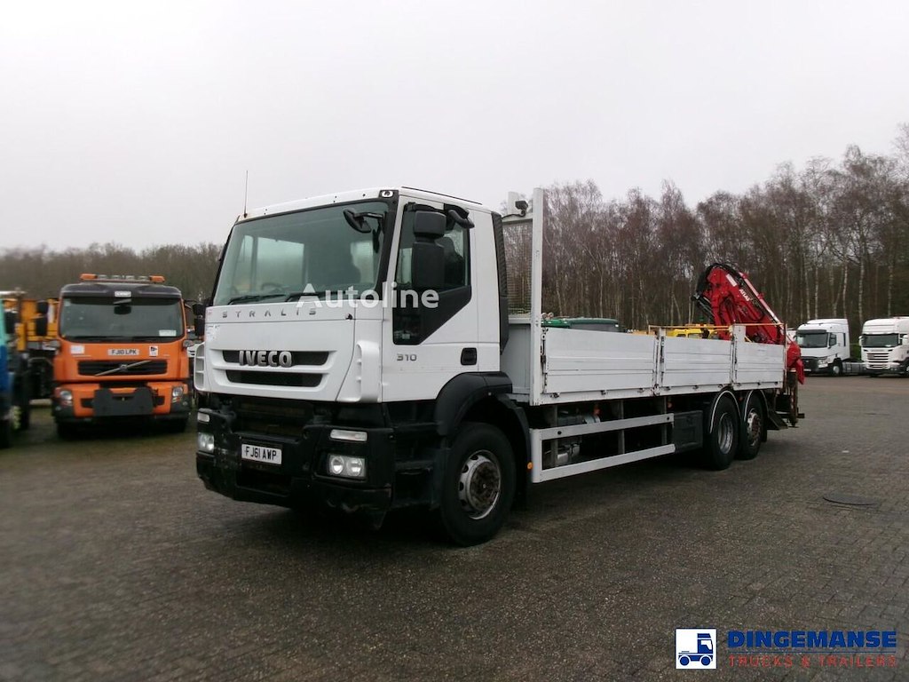 IVECO AD260S31Y/PS 6x2 RHD + Atlas 135.2E-A2 kamion s ravnom platformom