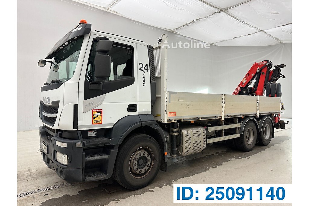 IVECO Stralis 420 - 6x2 kamion s ravnom platformom