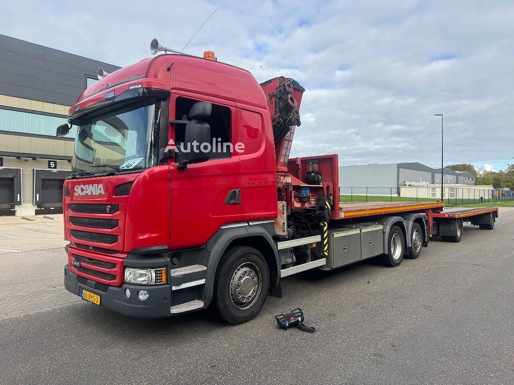 Scania G410 LB 6X2 *4HNB EURO 6 kamion s ravnom platformom