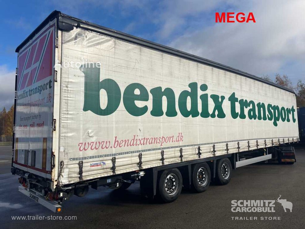 Schmitz Cargobull Curtainsider Mega poluprikolica sa kliznom ceradom