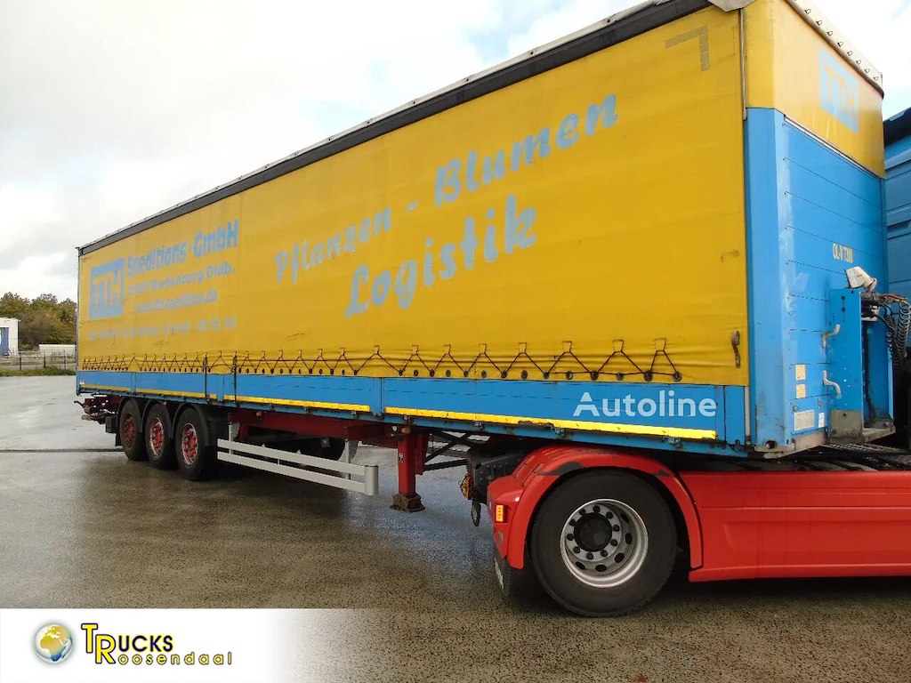 Schmitz Cargobull 3 AXLE SAF + DHOLLANDIA LOADLIFT + SLIDING ROOF poluprikolica sa kliznom ceradom