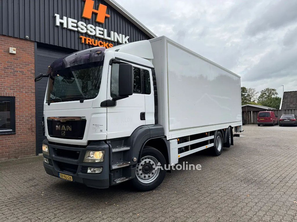 MAN TGS 26.320 Koffer Stuuras AHK 2500KG LBW 580.347KM! NL Truck kamion furgon