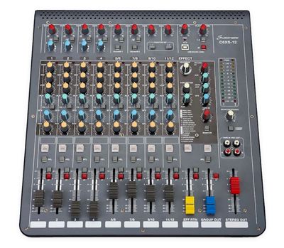 Studiomaster C6XS-12 – 12 Channel DSP/USB compact mixing console