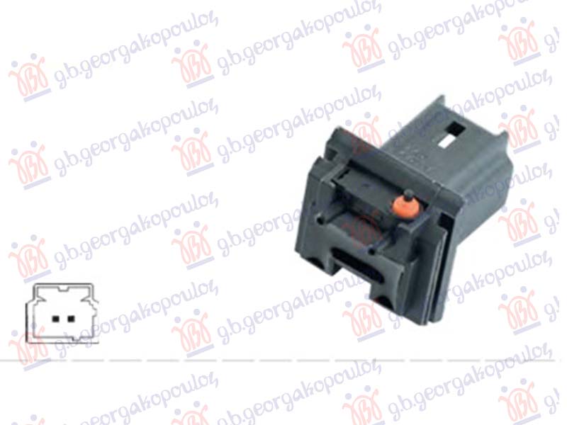 PREKIDAC ZA OTVARANJE GEPEKA (2 PIN) PEUGEOT PARTNER (2019-) (OEM: 6554.V5, 6554V5)