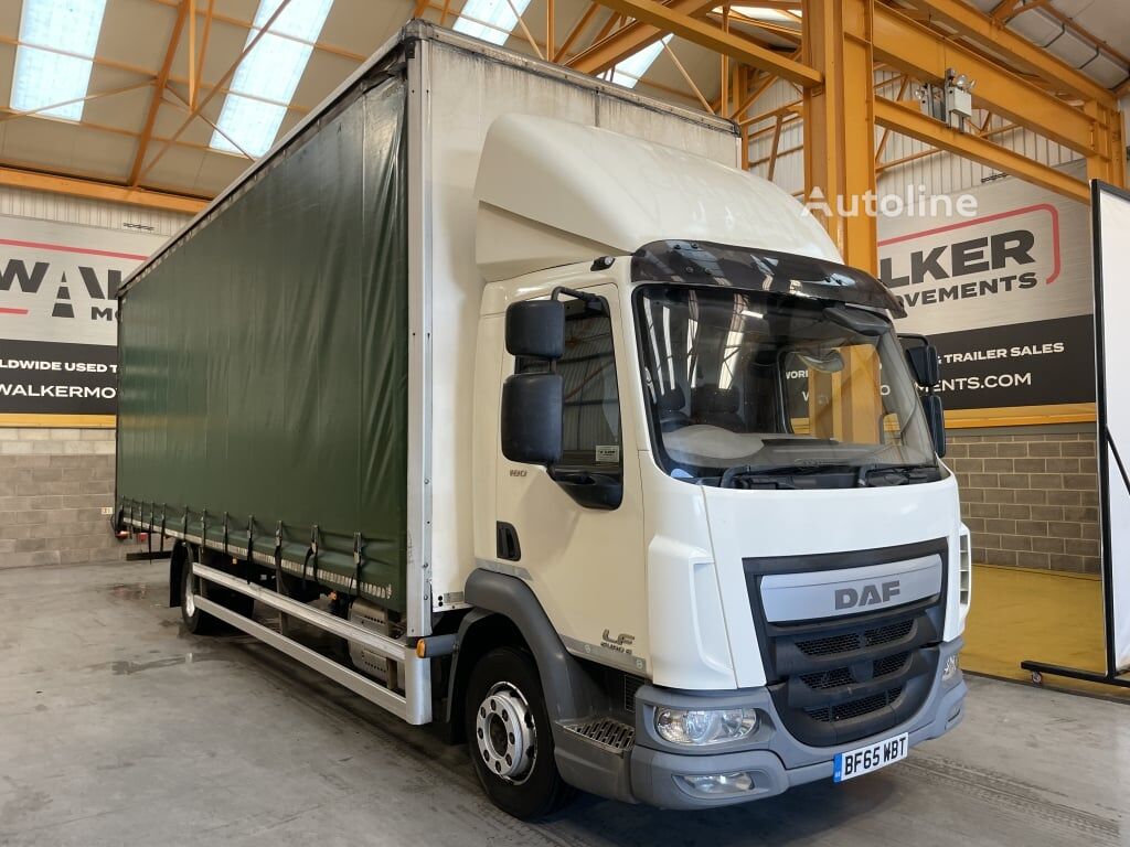 DAF LF180 12-TONNE *EURO 6* CURTAINSIDER – 2015 – BF65 WBT kamion sa klizna zavesa cerada
