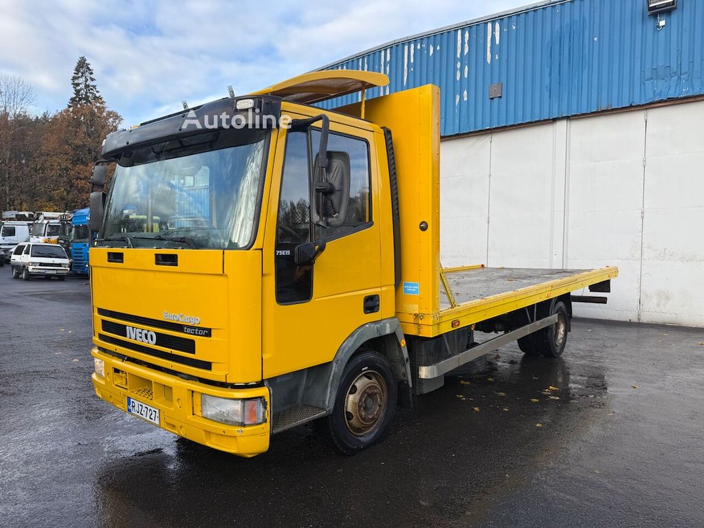 IVECO Eurocargo 75E15 full steel manual tuv 4/2026 kamion platforma
