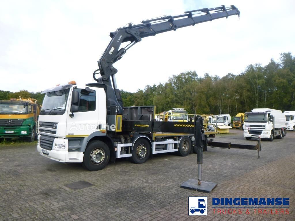 DAF D.A.F. CF 85.410 8X2 RHD + Hiab XS855 EP6 Hipro kamion platforma