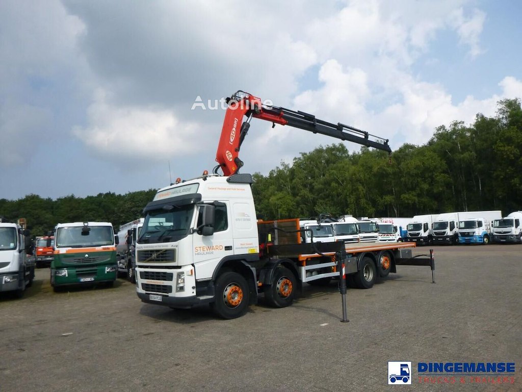 Volvo FM12 420 8x2 RHD + PM 40SP kamion platforma