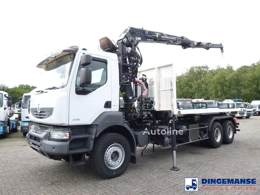 Renault Kerax 440 dxi 6x4 + Hiab 1620Z 80 + XR21S cont. hook kamion platforma