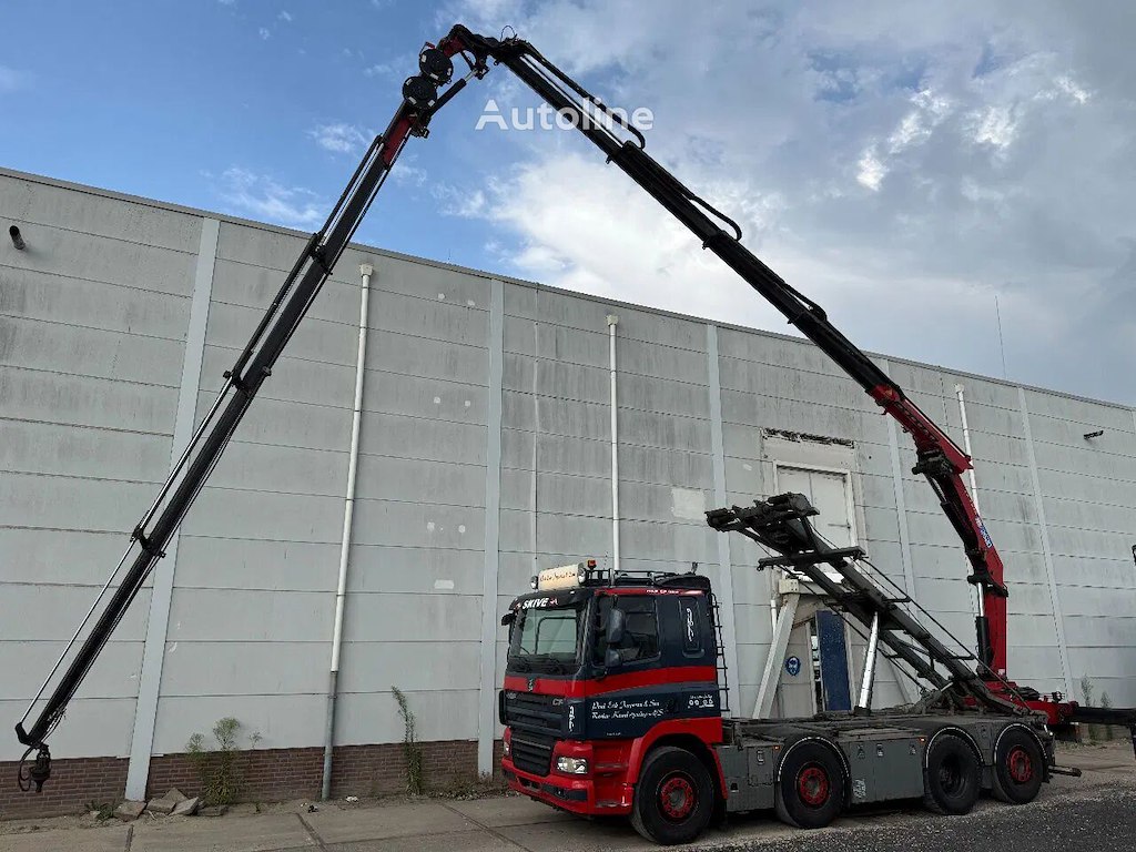 DAF CF 85.460 8X2 + YEAR 2016 HMF CRANE 2620-K4 + FLYJIB + WINCH + R kamion sa kukom za podizanje tereta