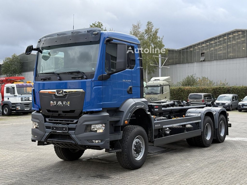 MAN TGS 26.400 6x6 EURO6 HAKOWIEC HIAB OPTIMA 20S kamion rol kiper