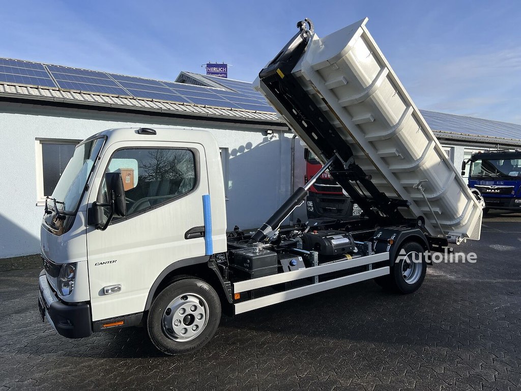 Novi Mitsubishi Fuso Canter 7C18 City Abrollkipper Miete kamion rol kiper