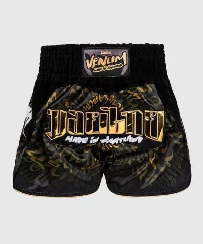 Venum Attack Muay Thai Šorc Crno/Zlatni M
