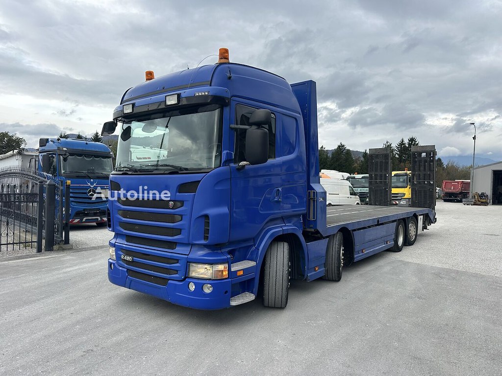 Scania R 420 EEV 8X2 autotransporter