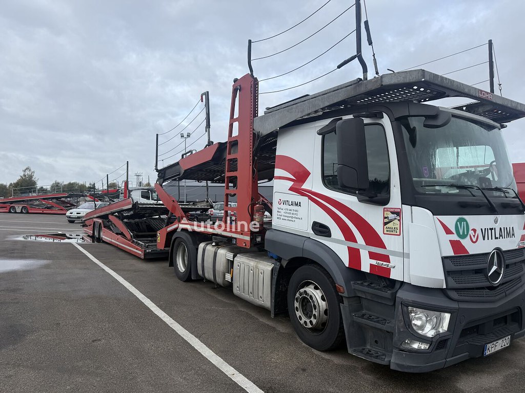 Mercedes-Benz Actros 1843+EUROLOHR WXS253 autotransporter + prikolica autotransportera