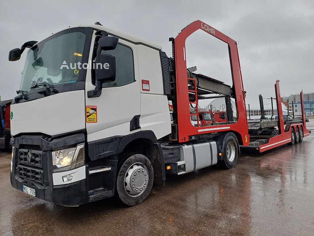 Renault + Lohr 2008 autotransporter + prikolica autotransportera