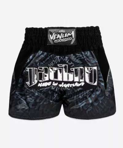 Venum Attack Muay Thai Šorc Crno/Sivi XXL