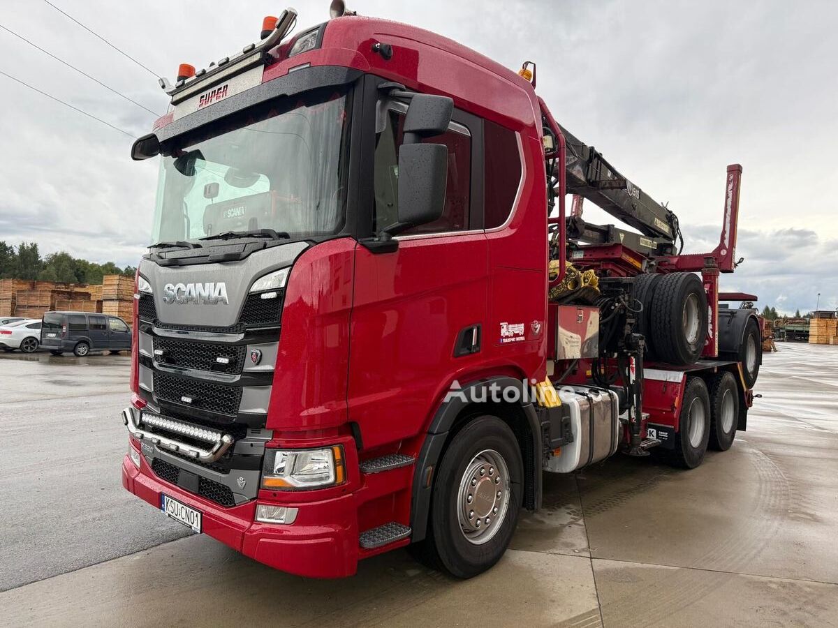 Scania R520 kamion za prevoz drva