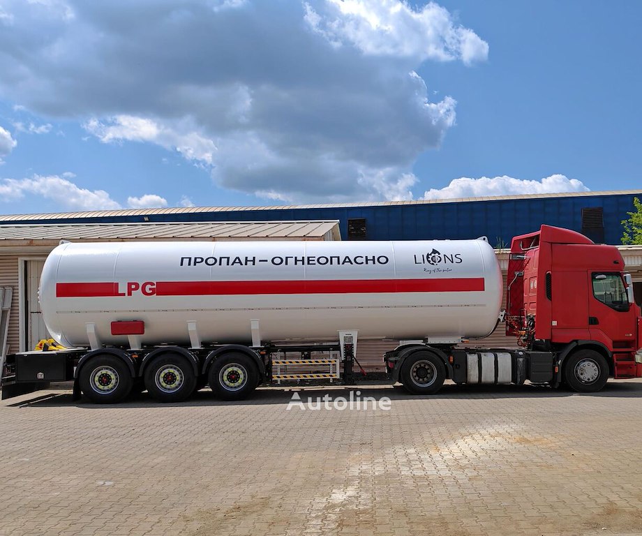 Nova SAF AXLES LPG LIONS ENGINEERING Bütan Propan Semi trailer Storag poluprikolica cisterna za gas