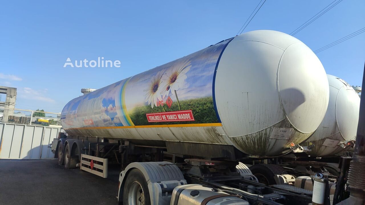 42,5 m3 LPG Tankauflieger 2x 36 m3 gas tanktrailer poluprikolica cisterna za gas