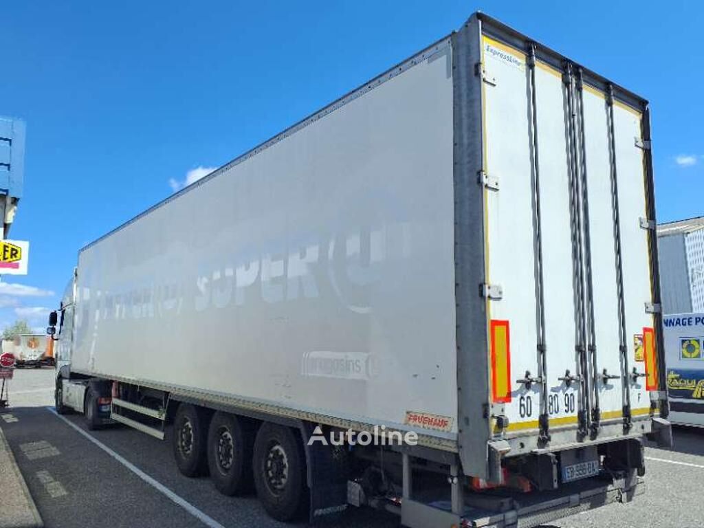 Fruehauf Trailer Van Plywood Double Deck Straight furgon poluprikolica (1944235)