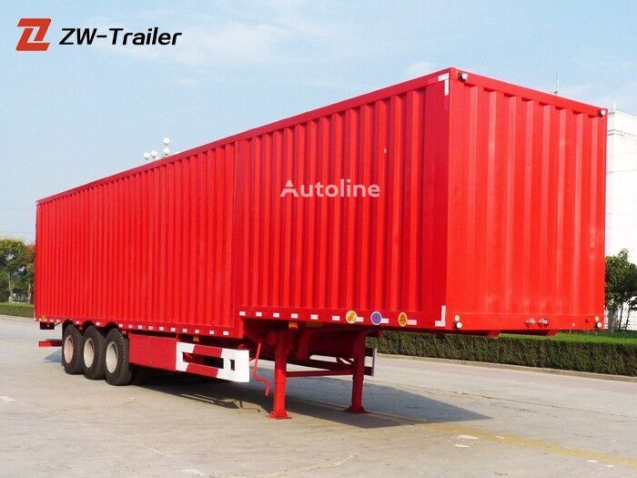 Nova ZW-Trailer Cargo Transport Box Semi Truck Trailer for sale Zimbabwe poluprikolica kipera