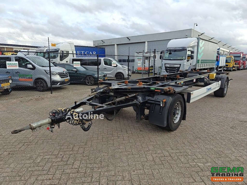 Krone AZ 2-axle BPW - BDF System - Disc brakes - Air suspension prikolica za kontejnere