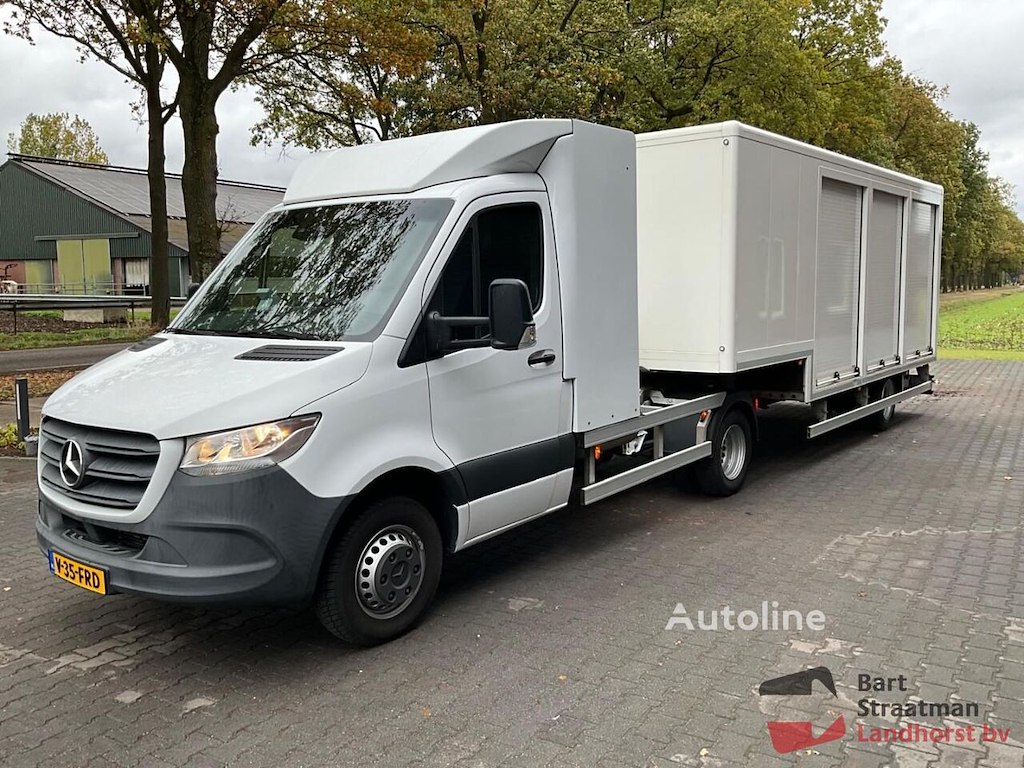 Mercedes-Benz Sprinter 519 4x2 Euro 6 BE tractor unit with a single-axle Spill tegljač