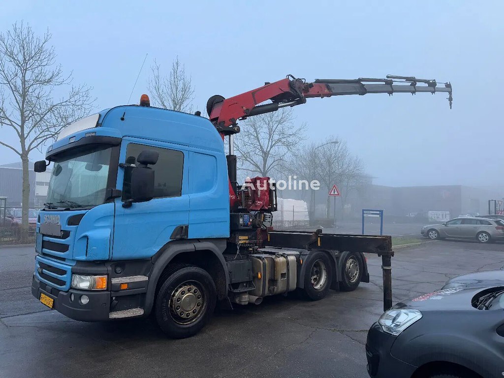 Scania P450 6X2 - EURO 6 + HMF 2620-K5 + REMOTE + LIFT AXLE tegljač