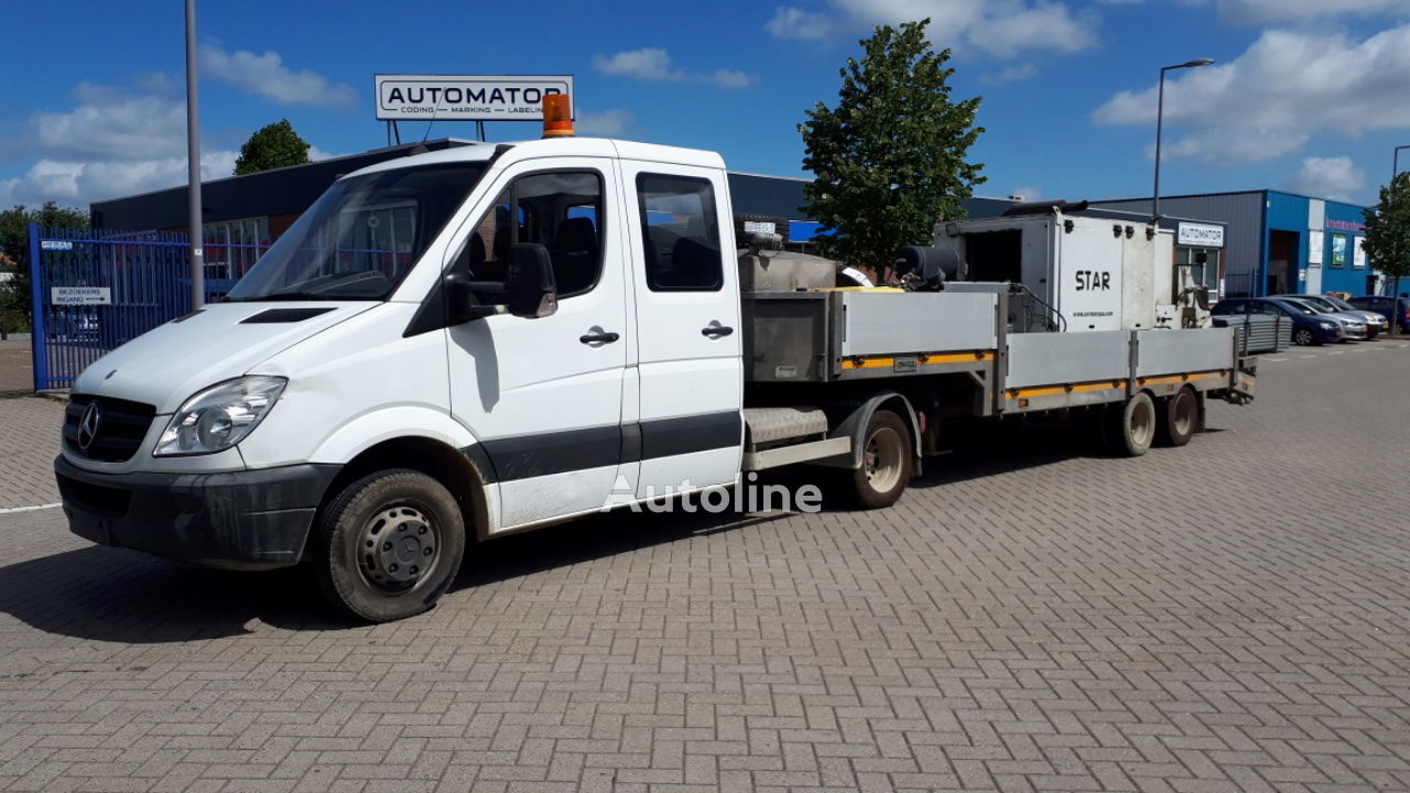 Mercedes-Benz 914 ICM Sermac Star 6 betonpomp ICM 2011 Veldhuizen trailer tegljač