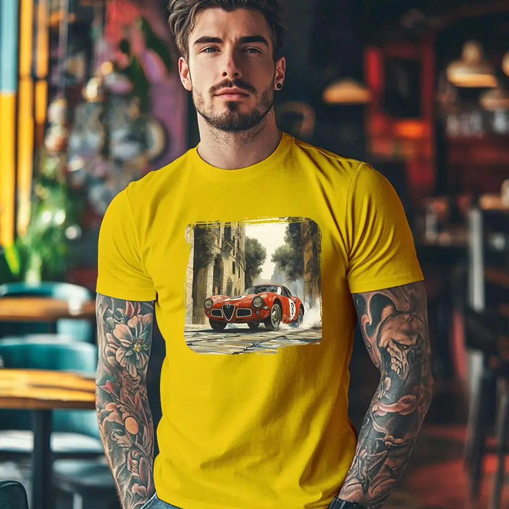 Camiseta Majica sa štampanim printom Cam 851, Muška, Zlatne boje
