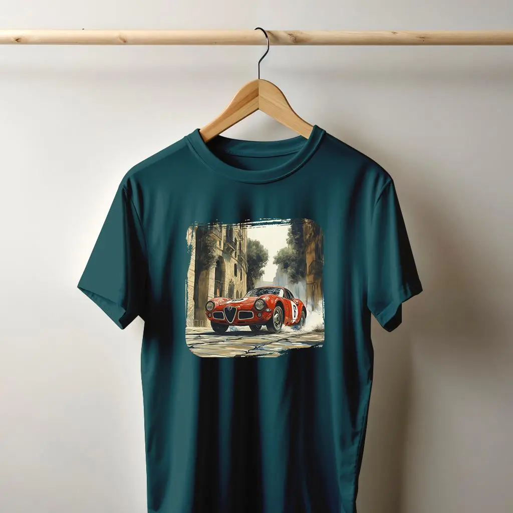 Camiseta Majica sa štampanim printom Cam 851, Muška, Petrolej