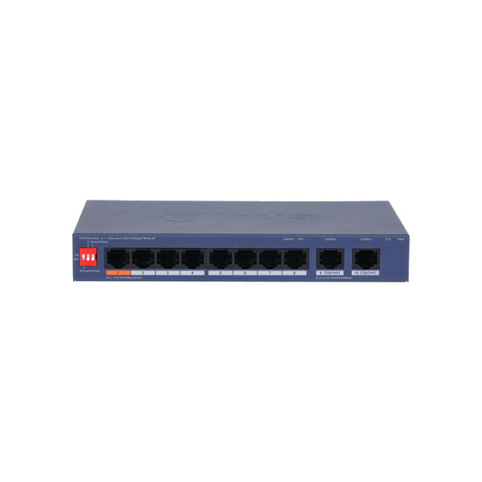 Dahua CS4010-8ET2GT-60 PoE switch
Dahua CS4010-8ET2GT-60 PoE switch