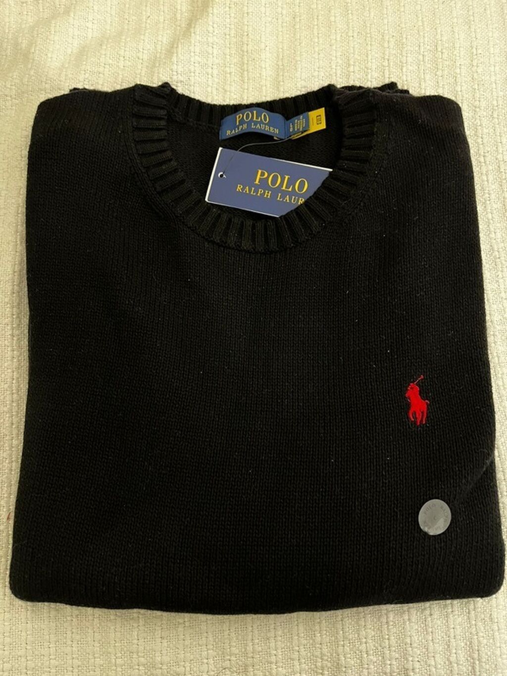Polo Ralph Lauren muški džemper - Model: klasični pulover sa okruglim