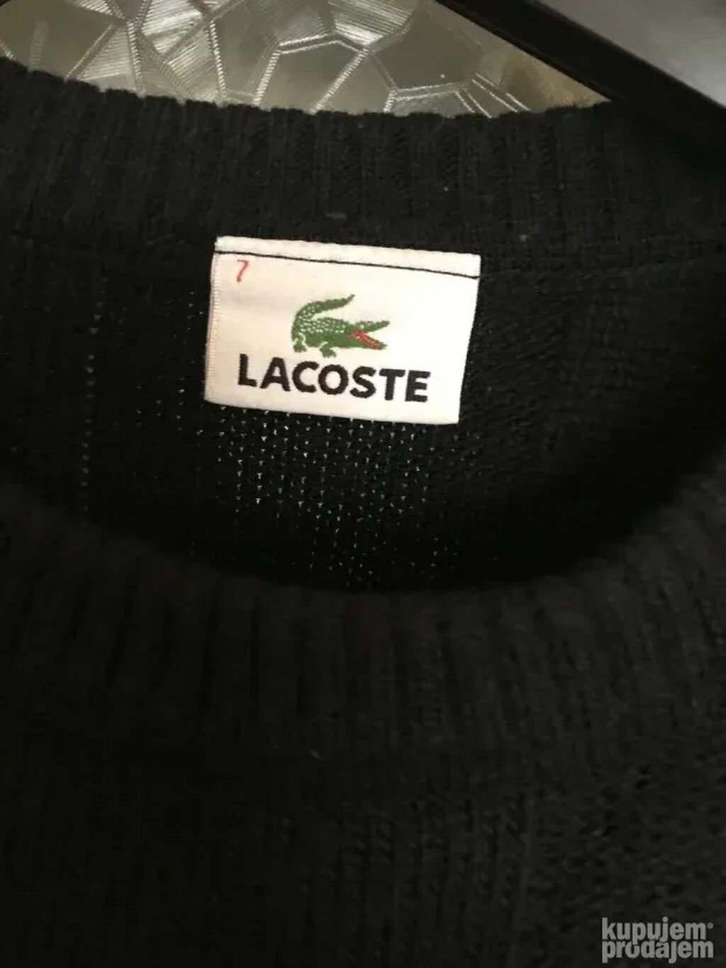Original Lacoste dzemper 7 PRAKTICNO NOV 51 % Shurwolle 49% acrilico