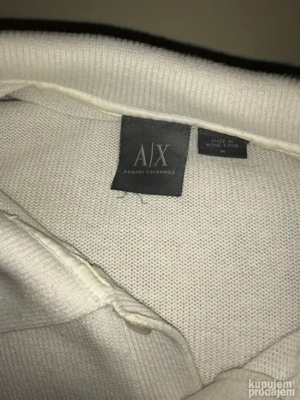 Original ARMANI dzemper L 100% cotton Ramena 50cm, duzina 75cm, rukav