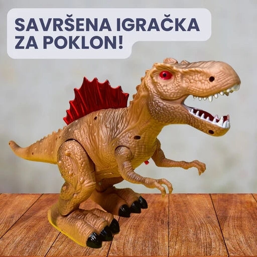 Dinosaurus koji bljuje vatru!      oživite praistorijski svet u vašem