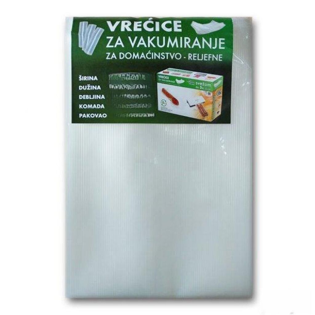 **Reljefne kese za vakumiranje 200mm x 300mm 100 kom = 1.300, oo**