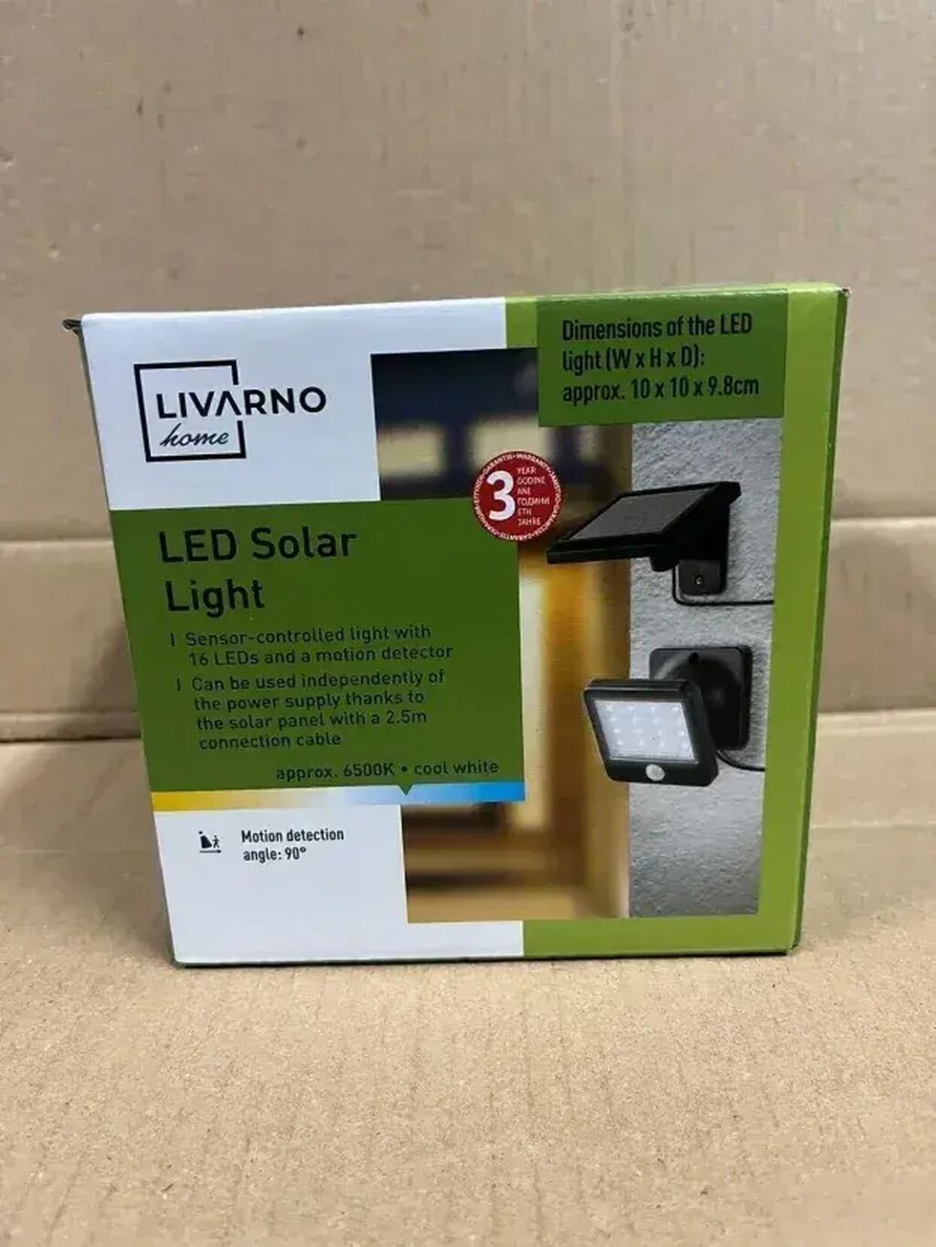 *** SUPER AKCIJA *** #2455 LIVARNO home LED solarna zidna lampa, sa