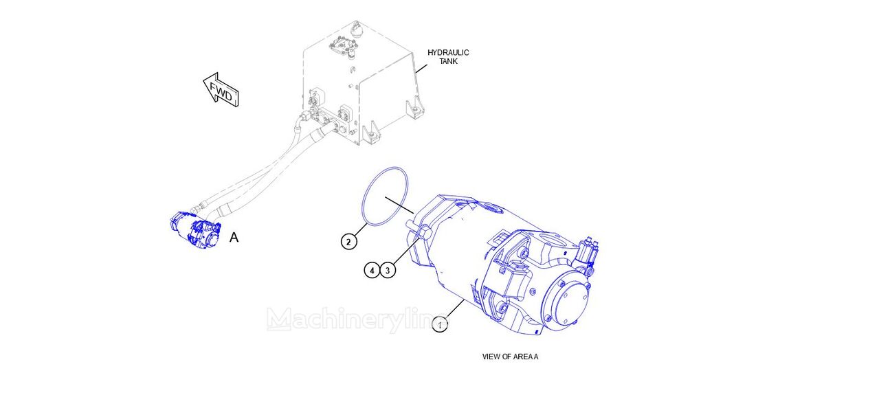 Caterpillar 3736630 hidraulična pumpa za Caterpillar D10 D10T2 buldožera