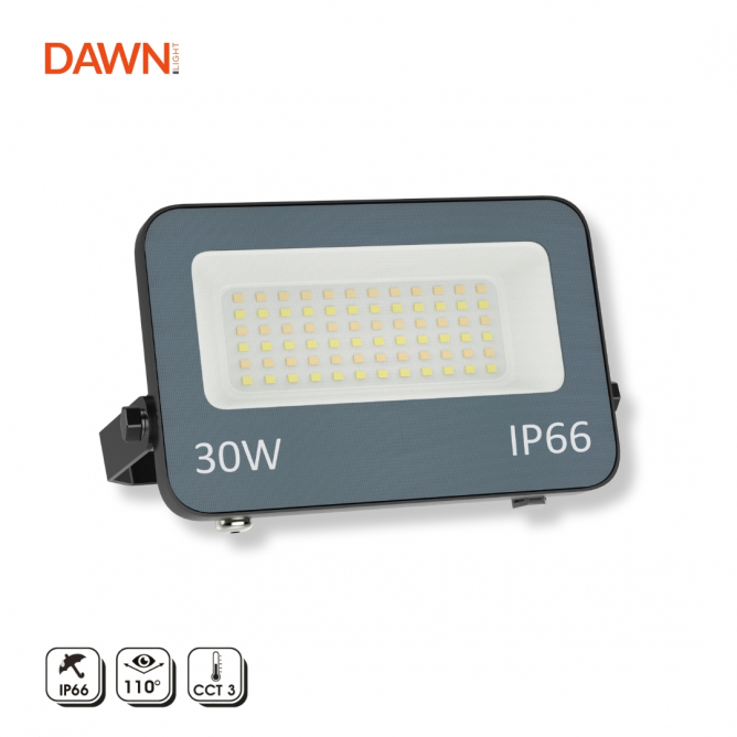 1 DAWN LED REFLEKTOR GN-FL913-30W CCT 3000LM 110° IP66 250246