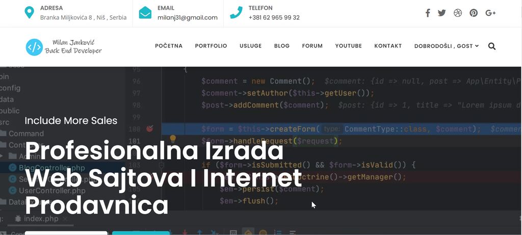 Jeftina izrada web sajtova sa SEO optimizacijom . Svi sajtovi se rade