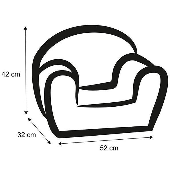 Dečija fotelja Žirafa 129887
