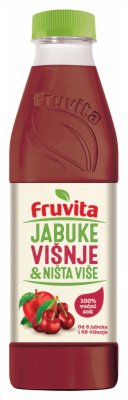 VOĆNI SOK FRUVITA JABUKE,VIŠNJE&NIŠTA VIŠE 0.8L
