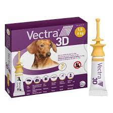 Vectra 3D za pse dog 1,5-4kg, cena je za jednu ampulu, kupovina u veterinarskoj apoteci
