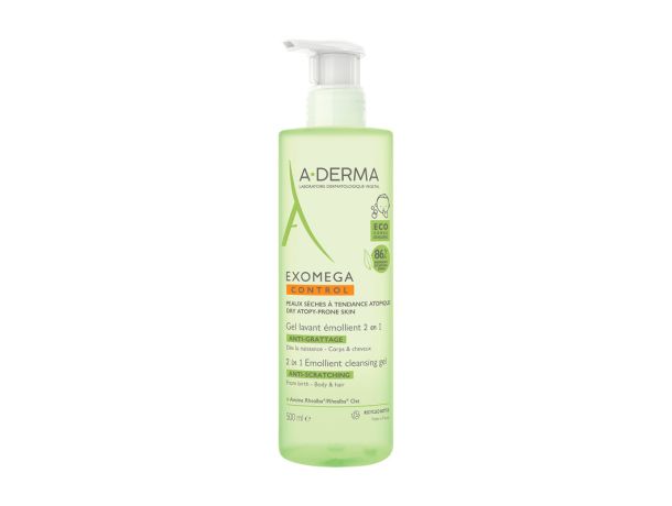 A-Derma Exomega Control gel za pranje 2u1 500ml