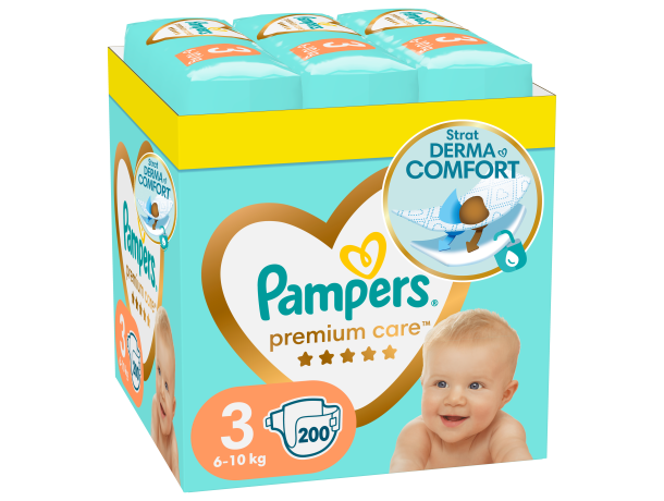 PAMPERS PELENE PREMIUM 3 BOX 200 kom