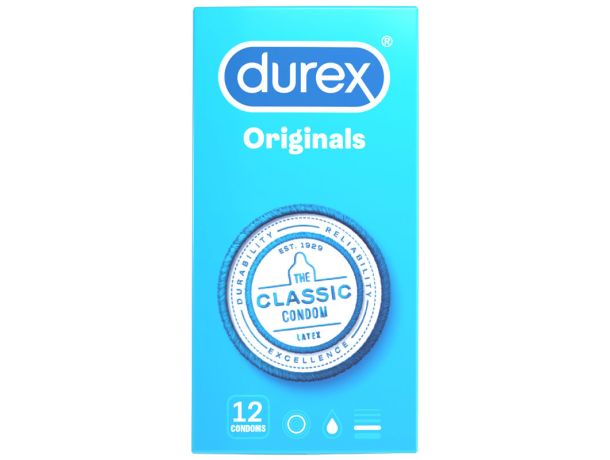 Durex Classic Originals, 12 kondoma