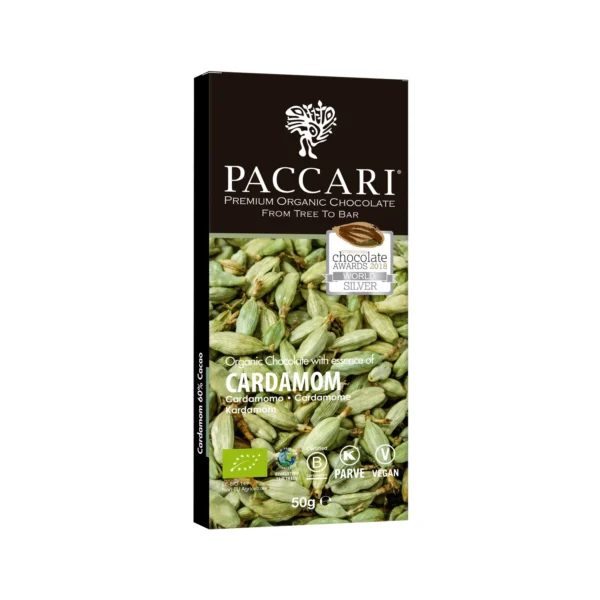 Paccari organska čokolada sa kardamomom – 50g