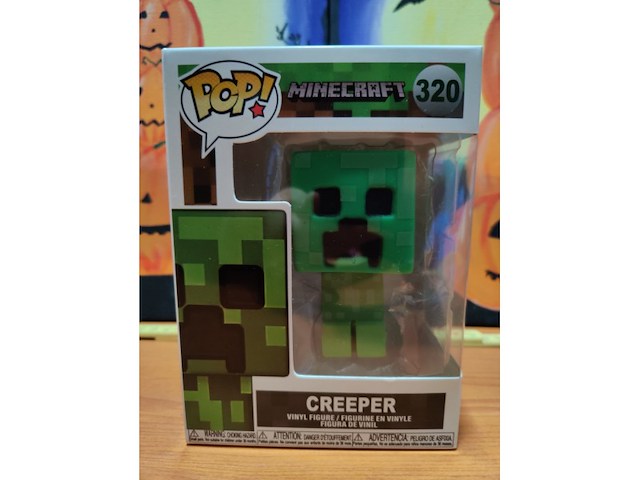 Minecraft Creeper PoP figura - Majnkraft Kriper Novo